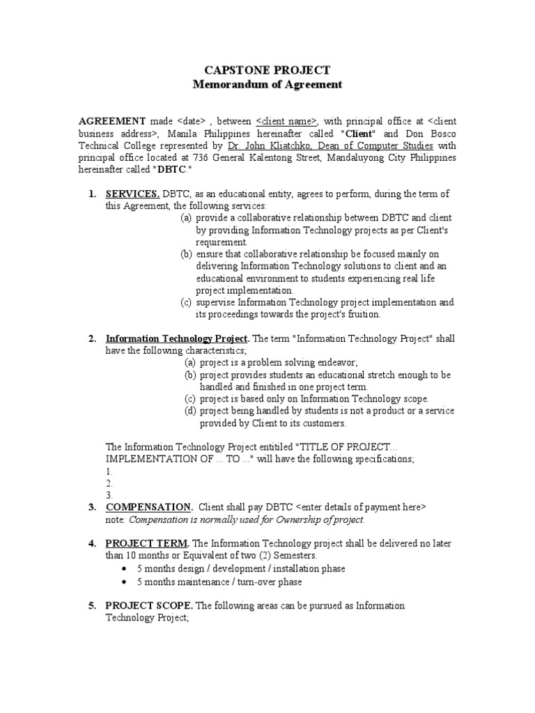 Capstone Project Moa | PDF | Implementation | Information Technology
