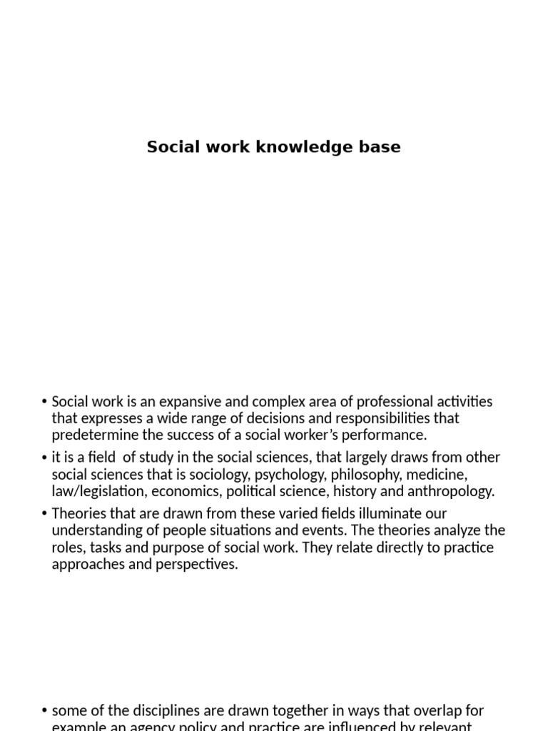 Understanding Social Work Foundations | PDF | Psychology | Psychiatry