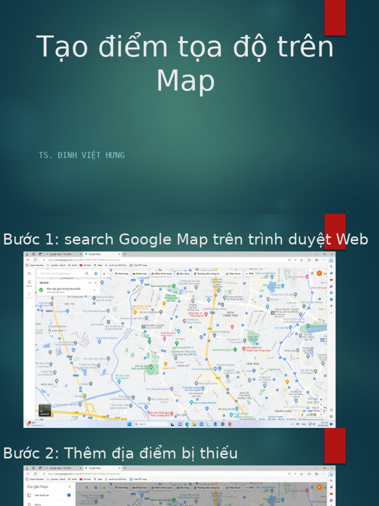 Tạo Điểm Tọa Độ Trên Map | PDF