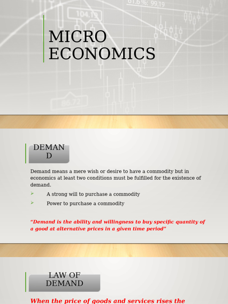 Economics Presentation Ha | PDF | Demand | Goods