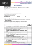 Night Permission Letter | PDF