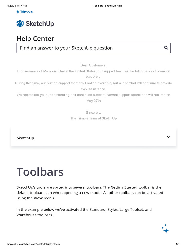 Quick Card-ToPIC (5) - Sketchup 2024 Tutorial | PDF