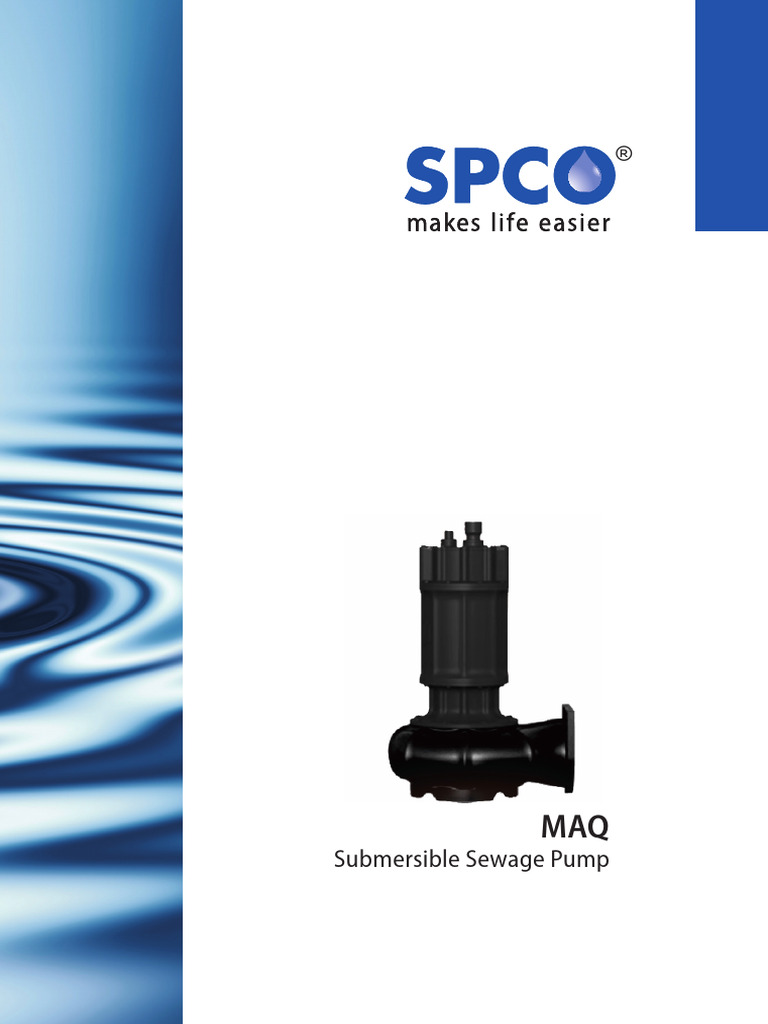 2022 MAQ Catalogue | PDF | Pump | Sewage