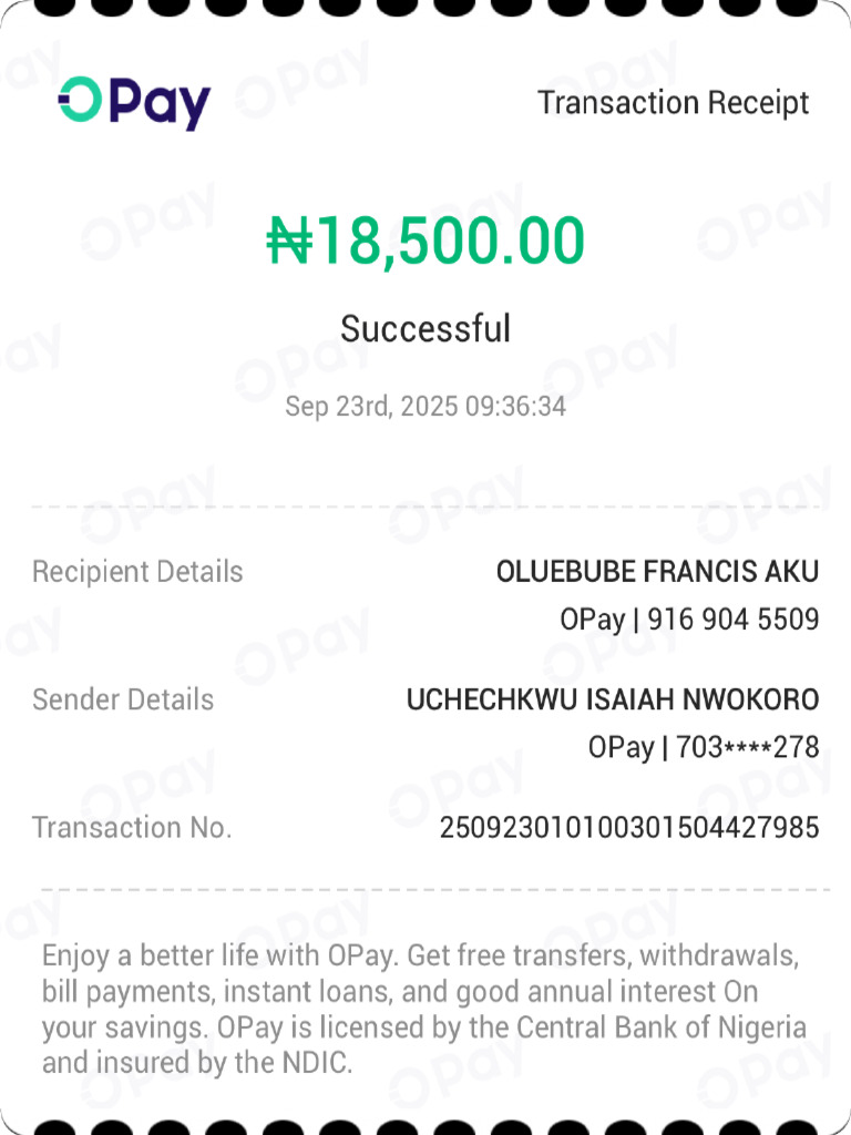 Transaction Receipt-250923010100301504427985 | PDF