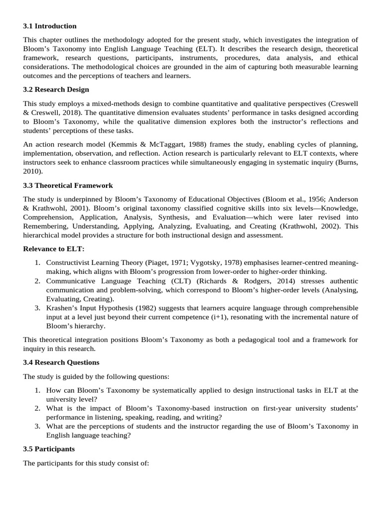 Bloom Taxonymy | PDF | Methodology | Science