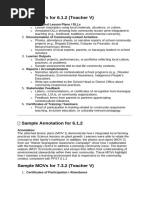 PPST Indicator 1.2.2 MOV Table | PDF