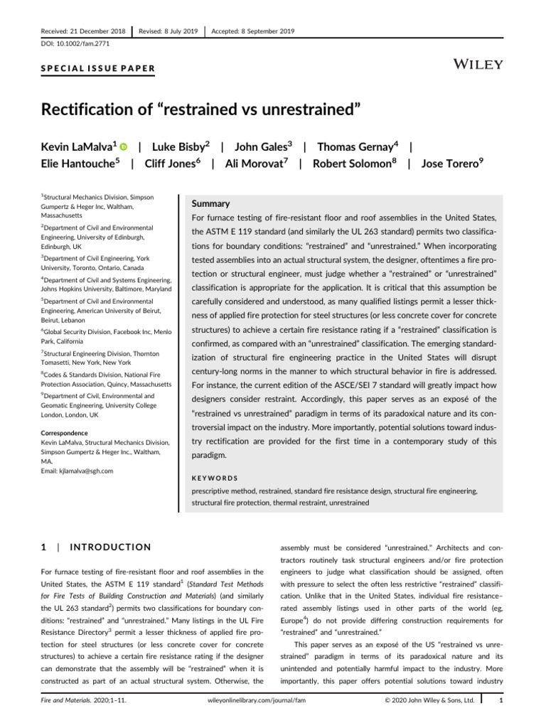 Rectifying "Restrained vs Unrestrained" | PDF | Beam (Structure) | Concrete