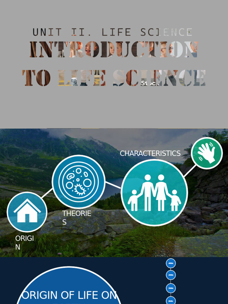 Unit II. Life Science - Chapter 5. Introduction To Life Science | PDF ...