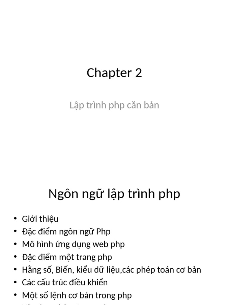 Chapter 2-Php-Canban | PDF