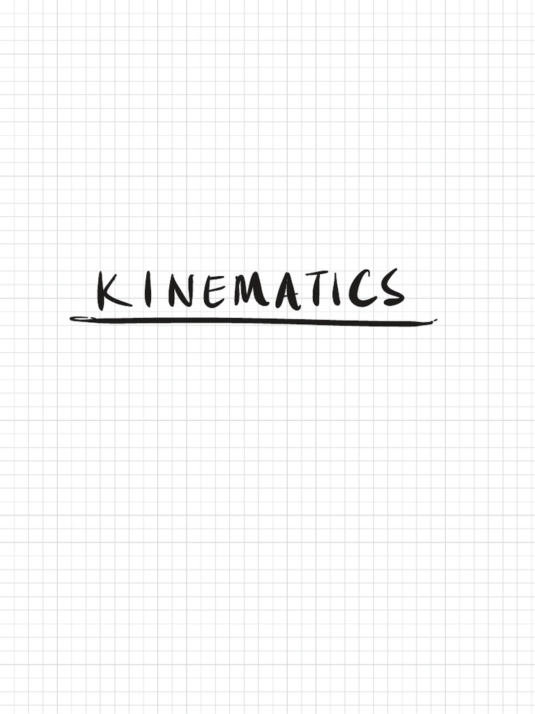 Kinematics: Distance, Displacement, and Motion | PDF | Speed | Acceleration