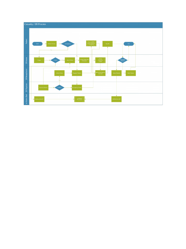 Hospital ER Process | PDF