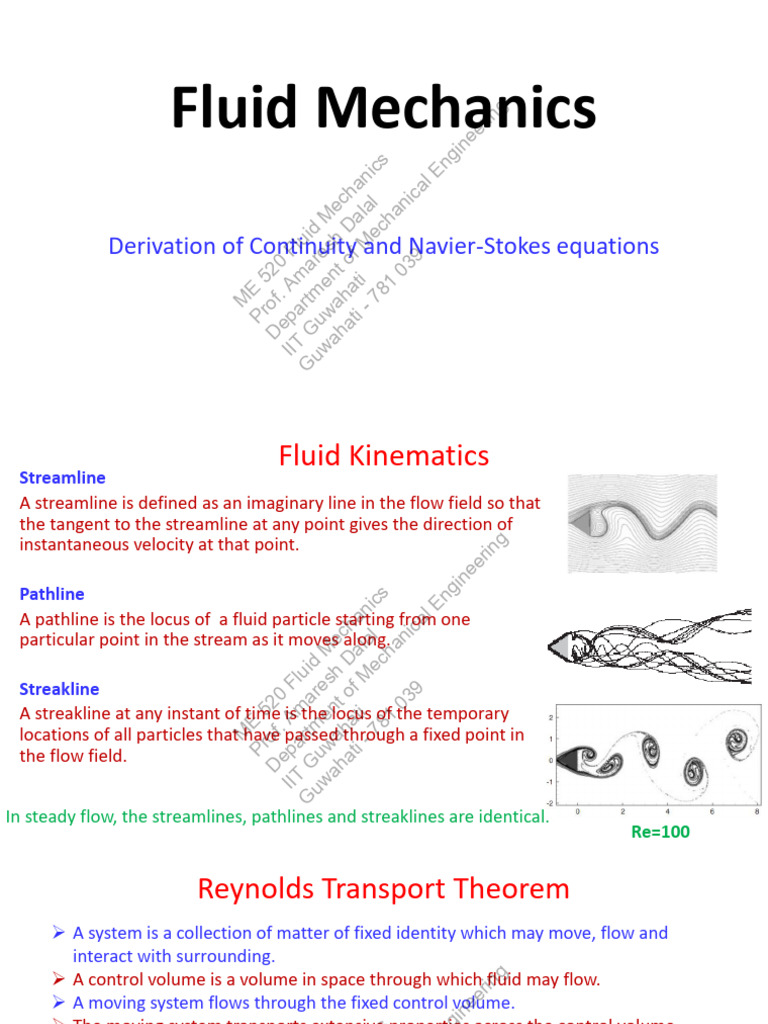 Fluid Mechanics: Key Equations Explained | PDF | Stress (Mechanics ...