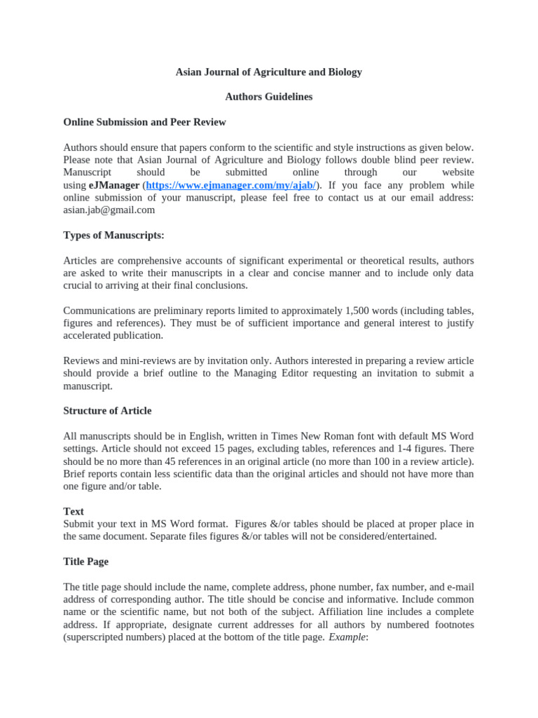 Publication Fee Guidelines for Authors | PDF | Disclaimer | Abstract ...
