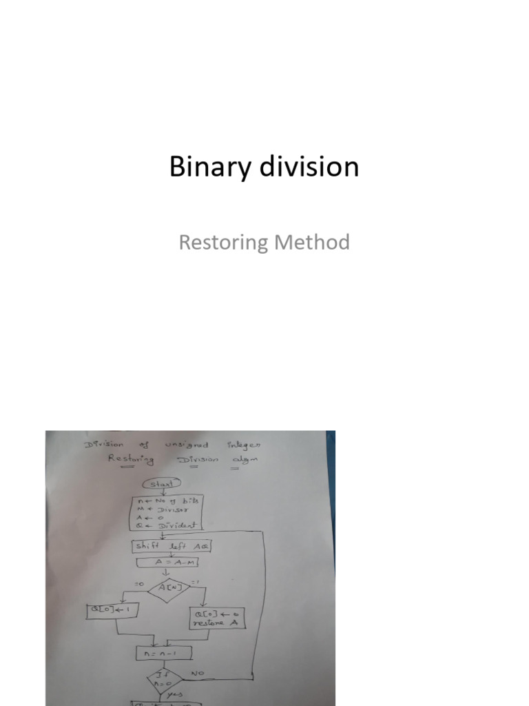 Binary Division | PDF