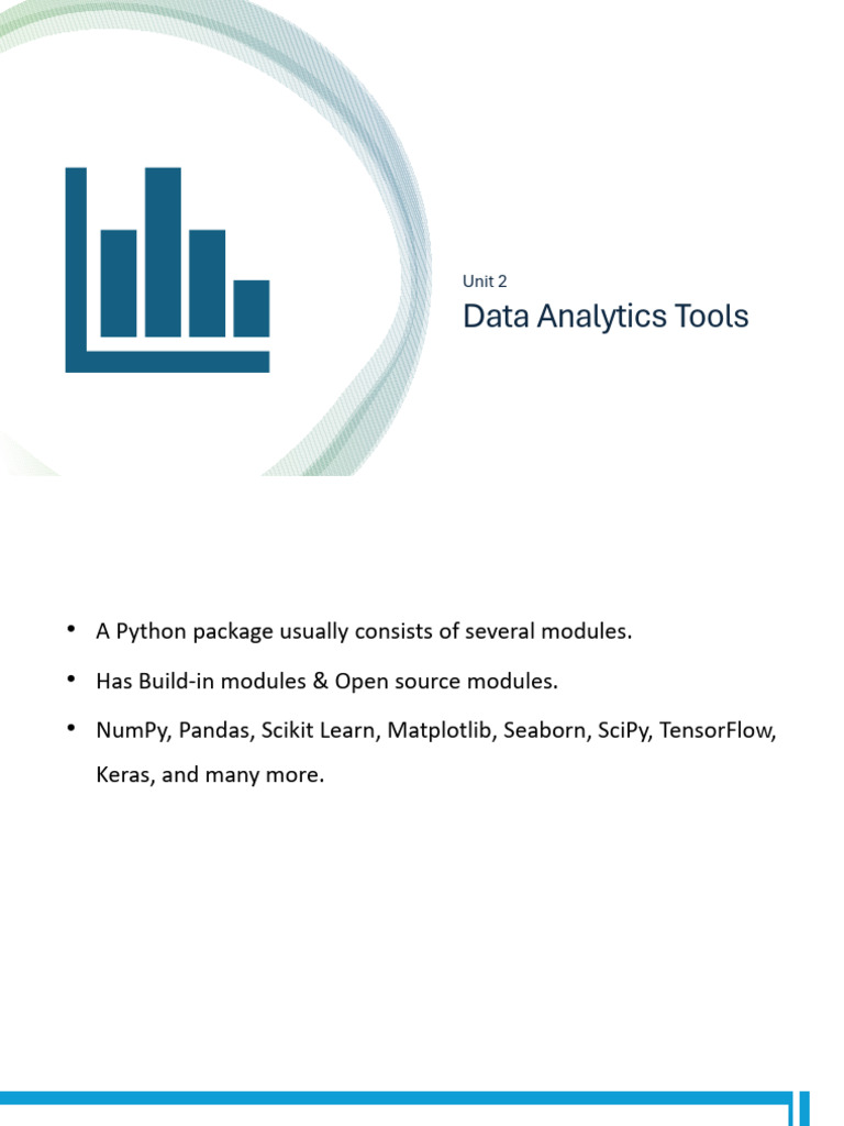 Unit 2_Data Analytics Tools | PDF | Statistics | Regression Analysis