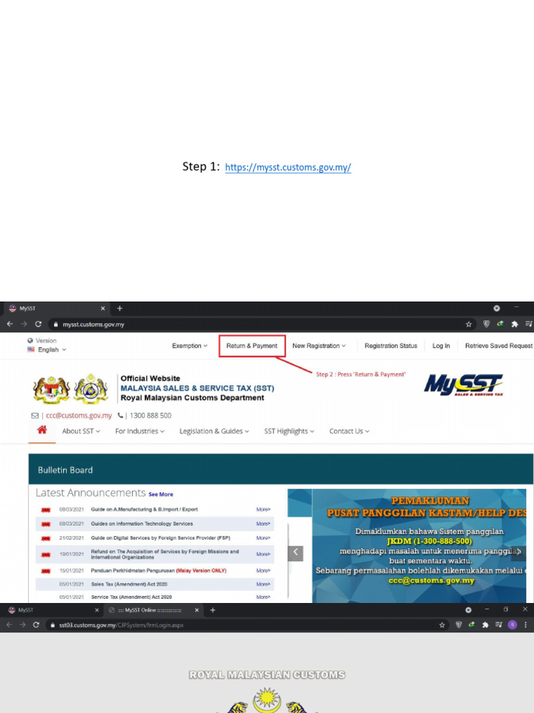 SST Payment | PDF