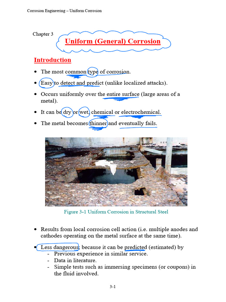 Understanding Uniform Corrosion Basics | PDF | Corrosion | Applied And ...