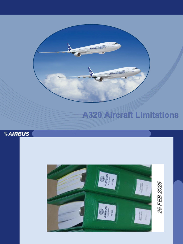 A320 Aircraft Limitations Overview | PDF | Airbus | Takeoff