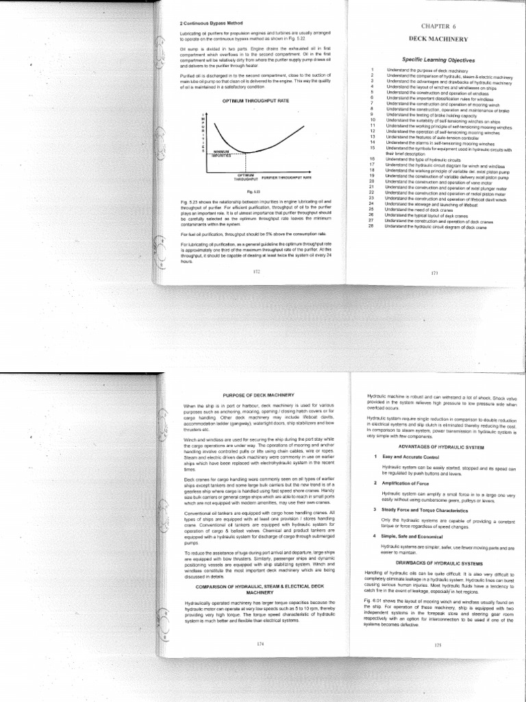 Deck Machinery Textbook | PDF