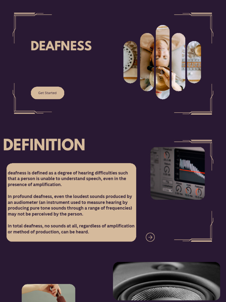 Understanding Types of Deafness | PDF | Hearing Loss | Ear
