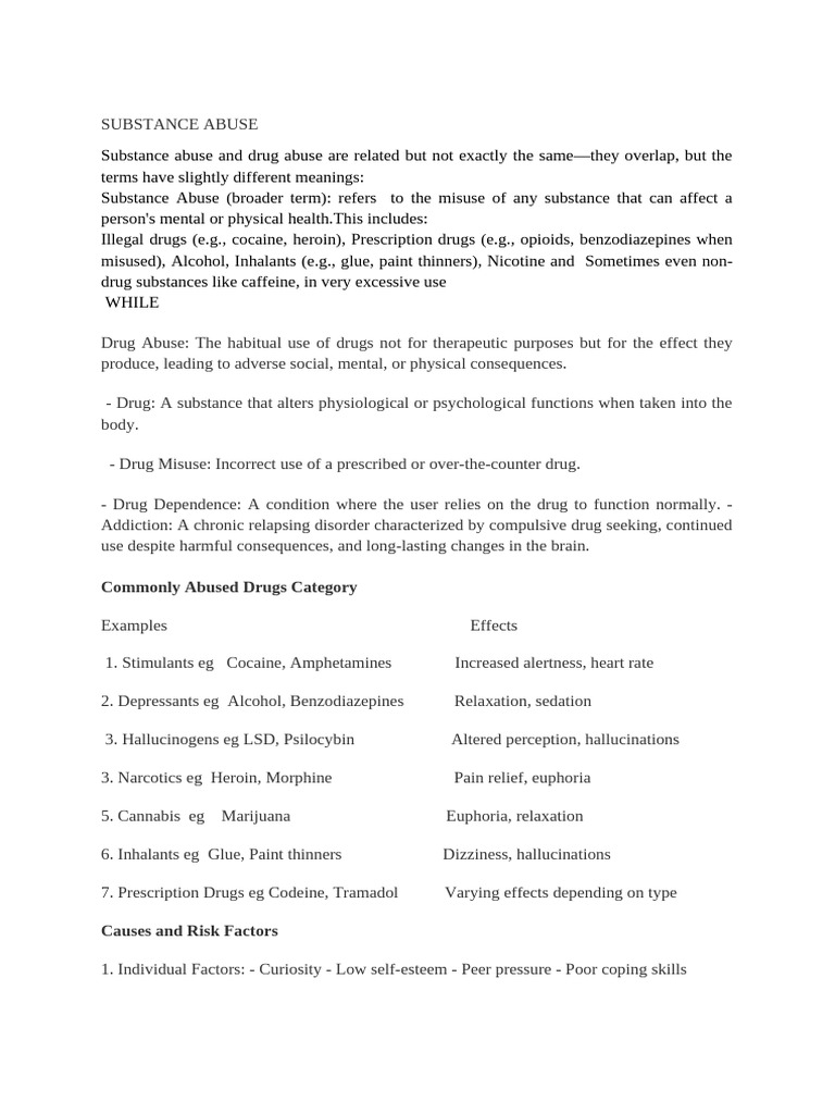 Ict Addiction and Substance Abuse - 090413 | PDF | Psychoactive Drugs ...