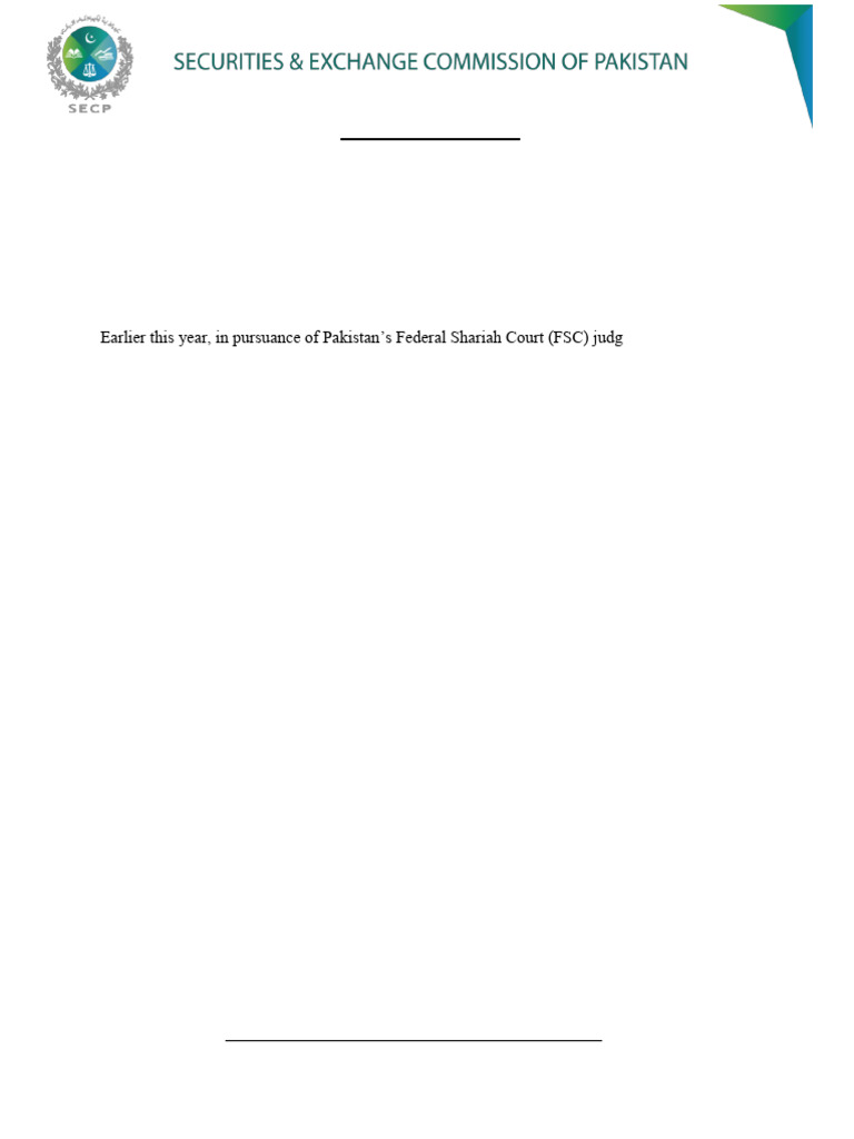 Press Release Aug 25 SECP Issues First Certificate of Shariah ...