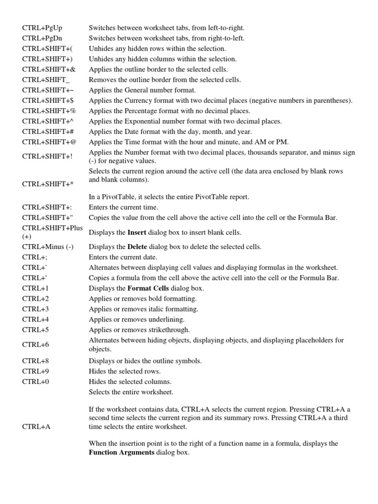 Excel Controls | PDF | Tab (Gui) | Microsoft Excel