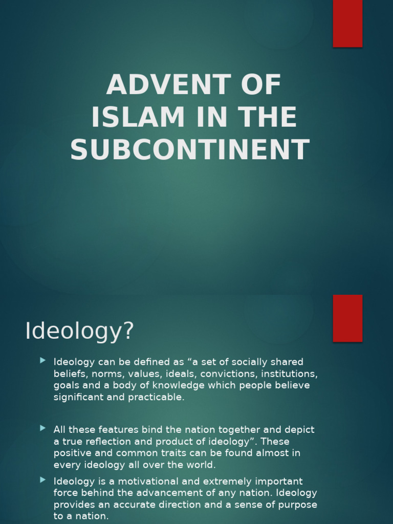 Advent of Islam in The Subcontinent Fall2025 15092025 102027pm | PDF ...