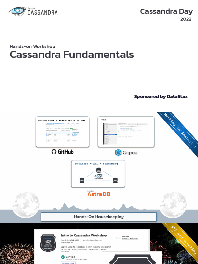 Cday Workshop Deck Cassandra-Fundamentals | PDF | Replication (Computing) | Databases