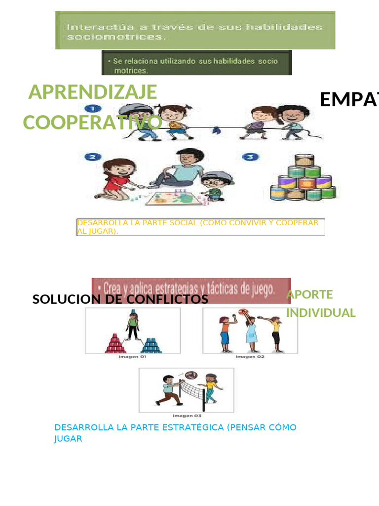 Interactua A Traves de Su Motricidad | PDF