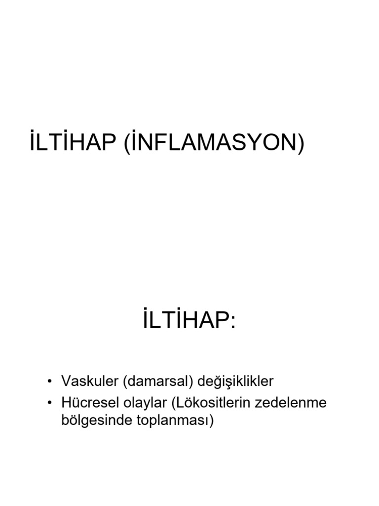 Ders 6 Iltihap-2 | PDF