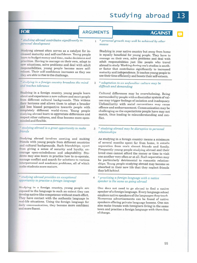Studying Abroad | PDF