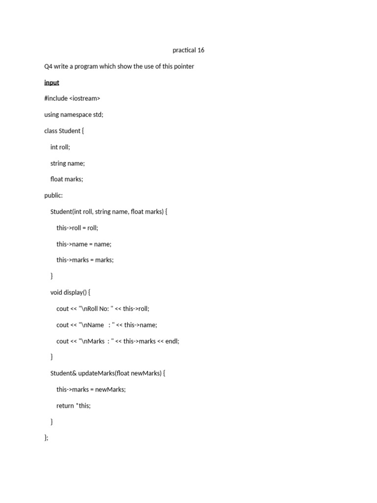 Practical 16 q4 | PDF