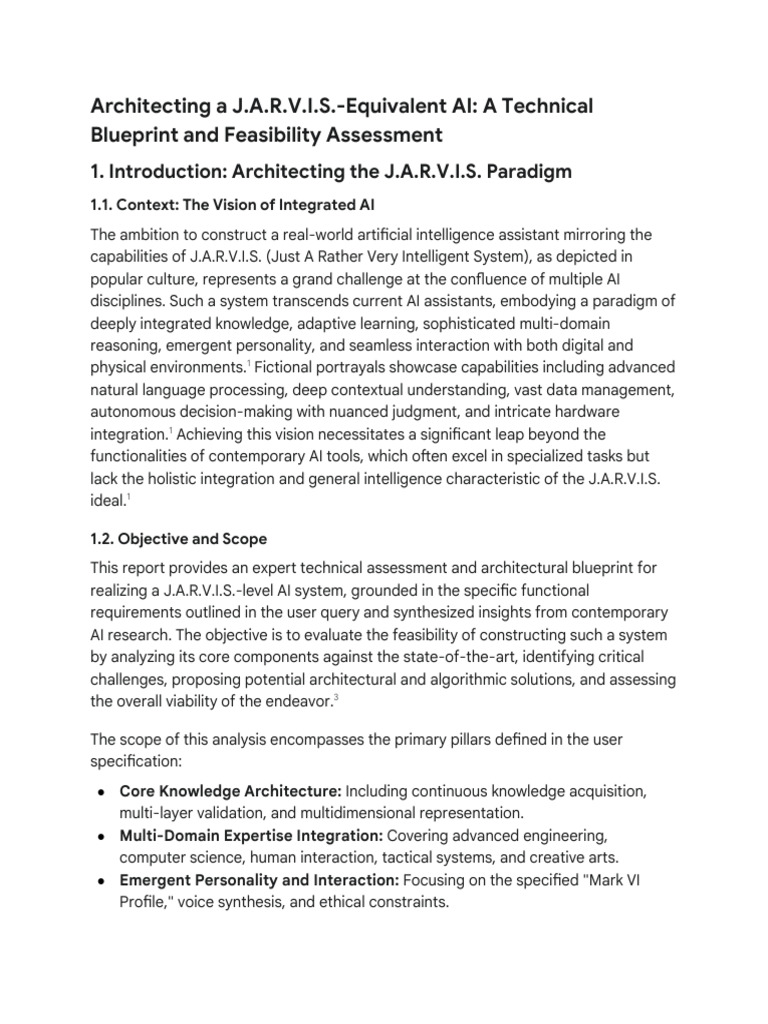 J.a.R.v.I.S. AI Knowledge Base | PDF | Artificial Intelligence | Intelligence (AI) & Semantics