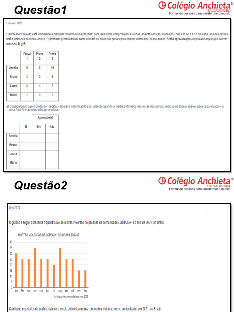 Aula Show - Vestibulares Técnicos | PDF