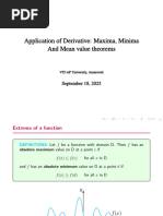 Class 12 Application of Derivatives Guide | PDF | Subtraction | Calculus