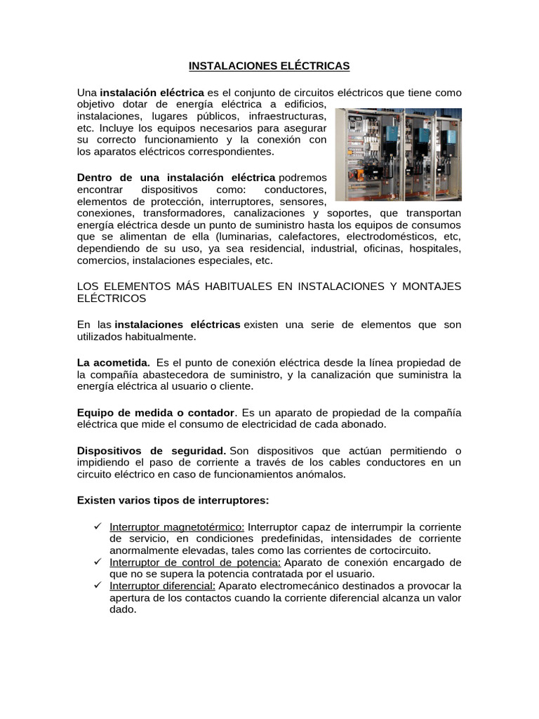 Insta Laci Ones | PDF | Ingenieria Eléctrica | Cableado eléctrico