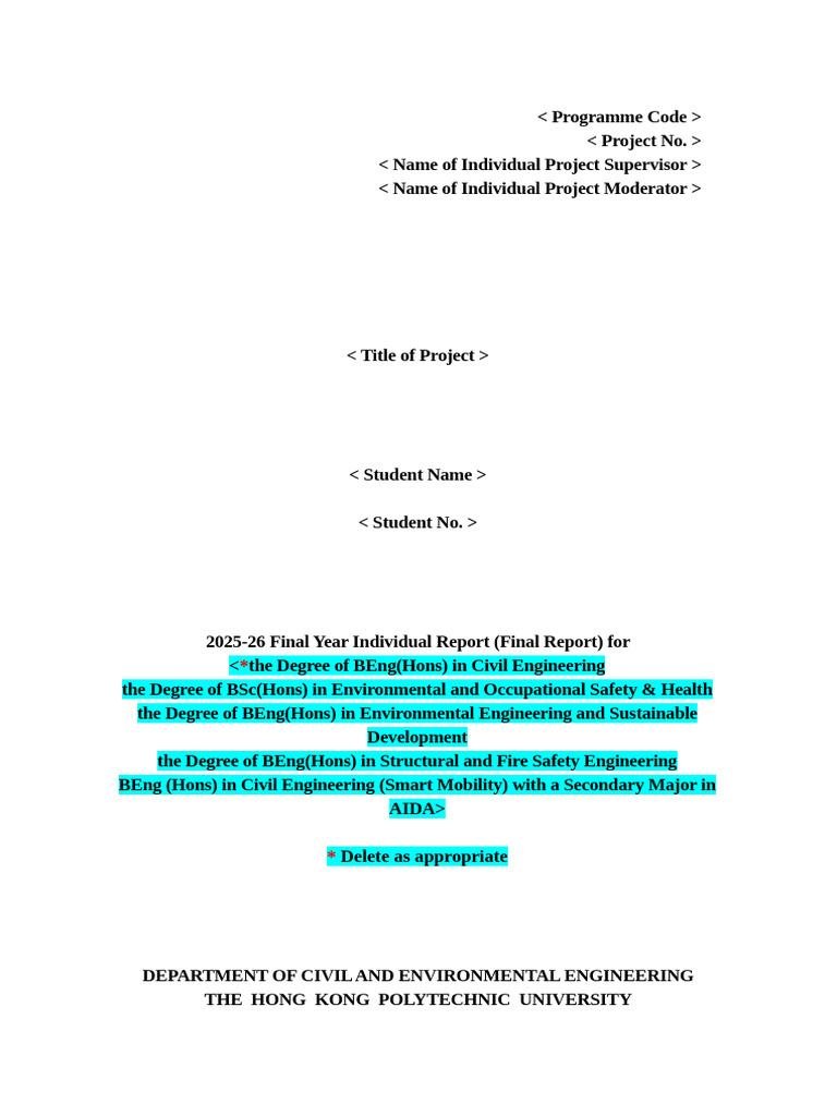 PolyU AI Declaration Form | PDF | Computing