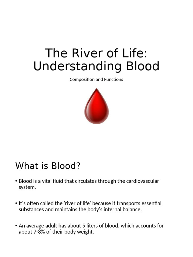 Blood Composition and Functions Explained | PDF | Blood | Platelet