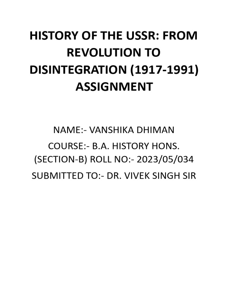 Causes of the Russian Revolution Explained | PDF | Russian Revolution ...