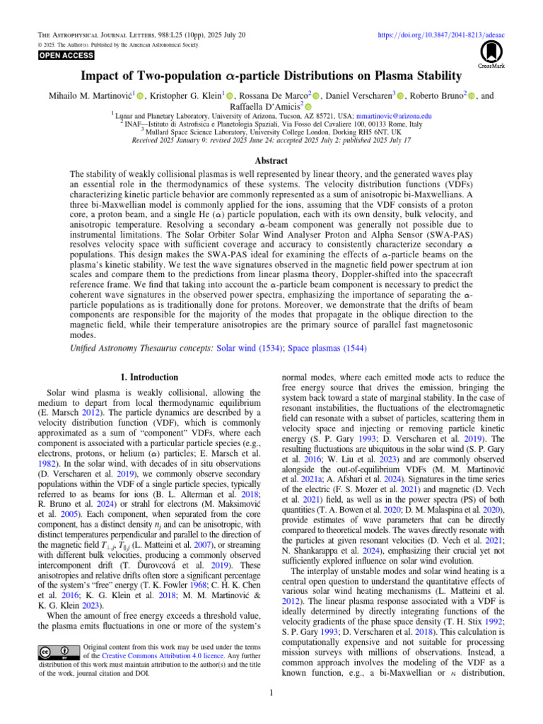 2025 - Impact of Two-Population Alpha-Particle Distributions On Plasma ...