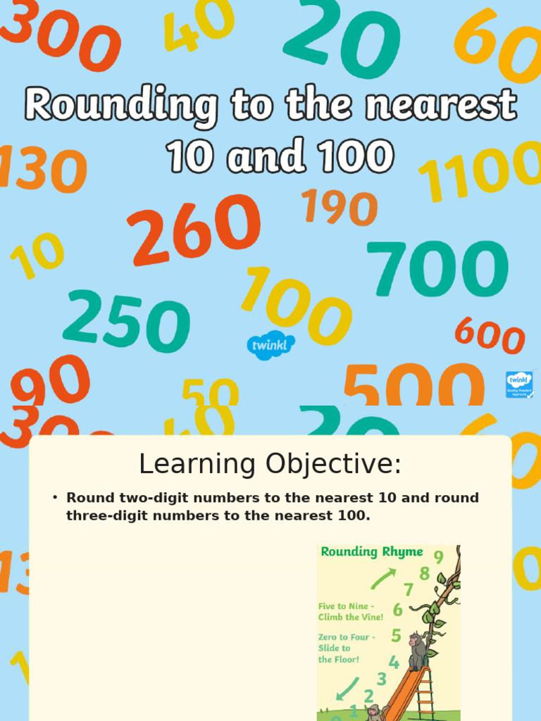 Rounding Numbers: 10s and 100s Guide | PDF
