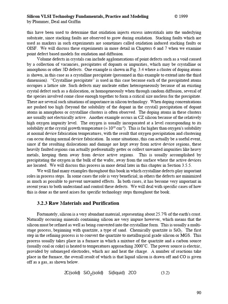 VLSI Technology Book JD Plummer 5th Sem-103-104 | PDF | Doping ...