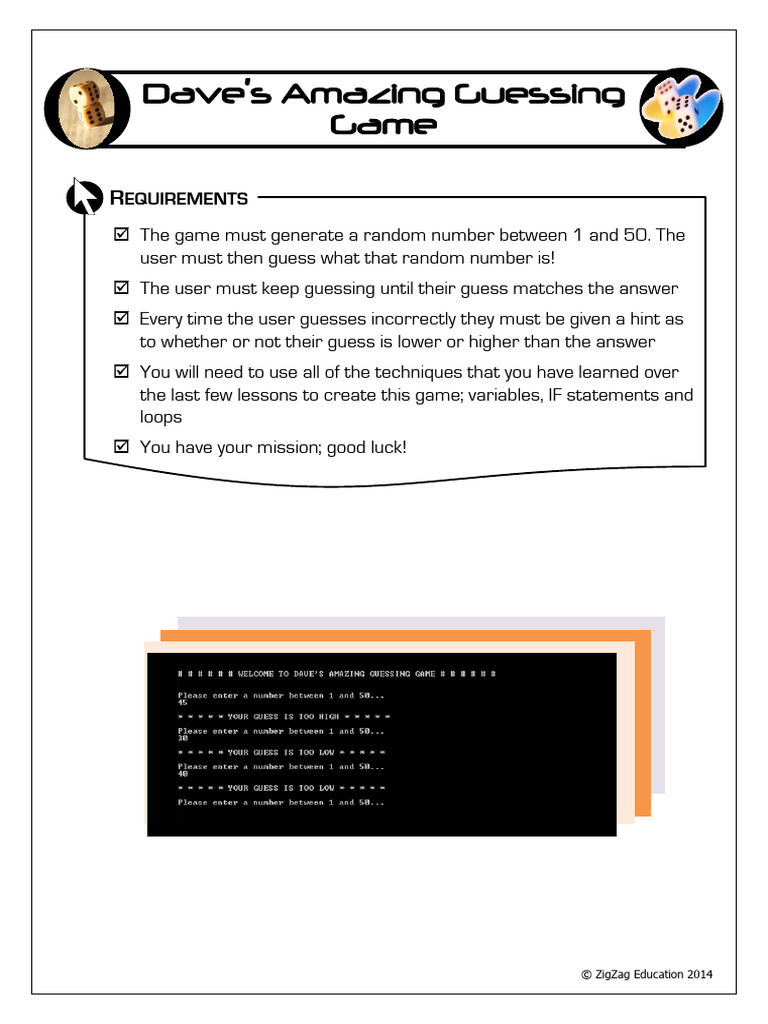 The Guessing Game | PDF