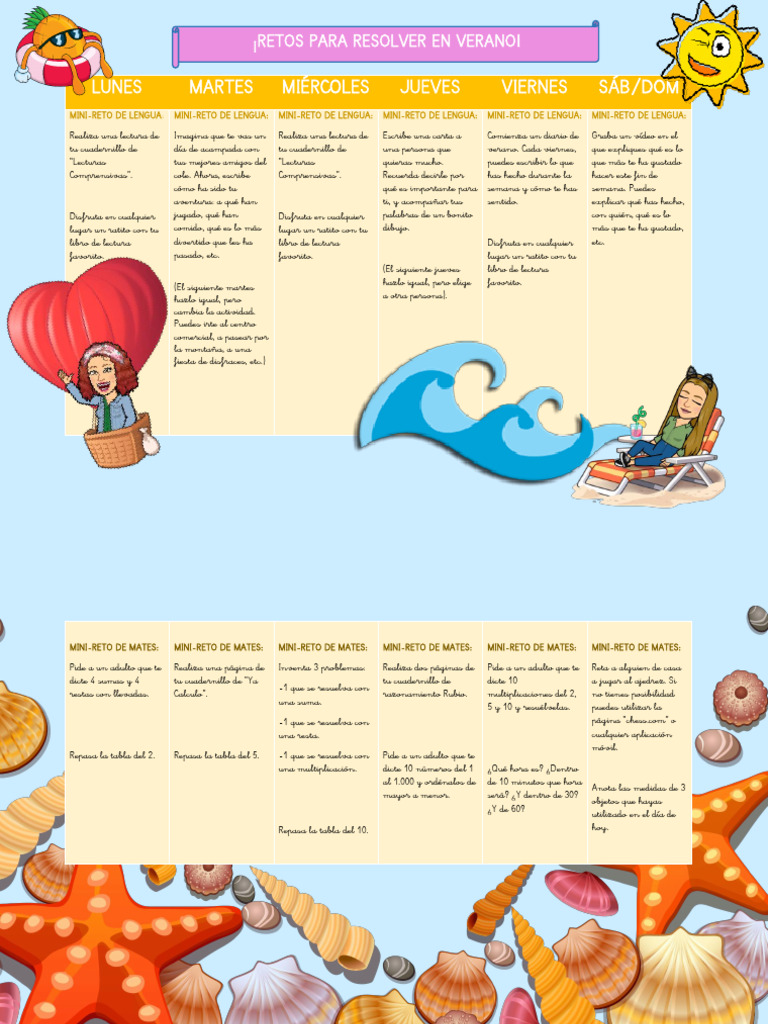 Tarea de Verano | PDF