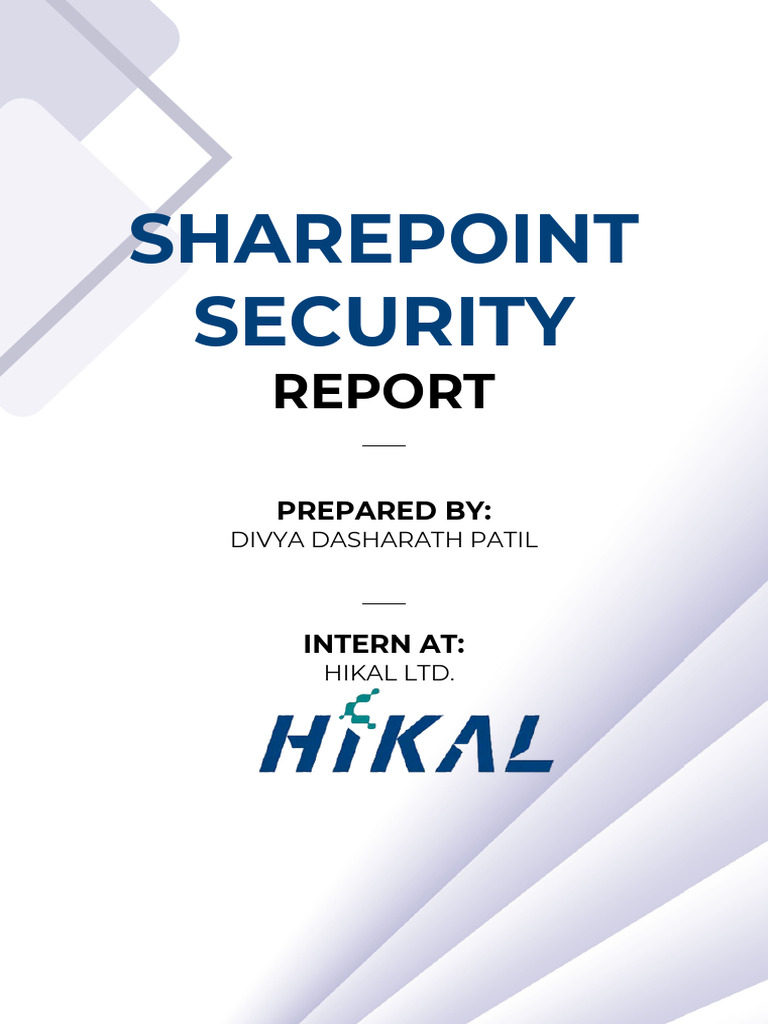 Sharepoint Security DDP | PDF | Share Point | Computer Security