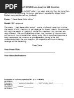 Song Lyric Analysis Essay Outline | PDF | Essays | Human Communication