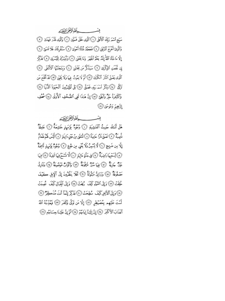Surah Print | PDF