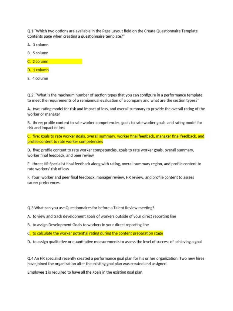 Talent Management | PDF | Performance Appraisal | Goal Setting