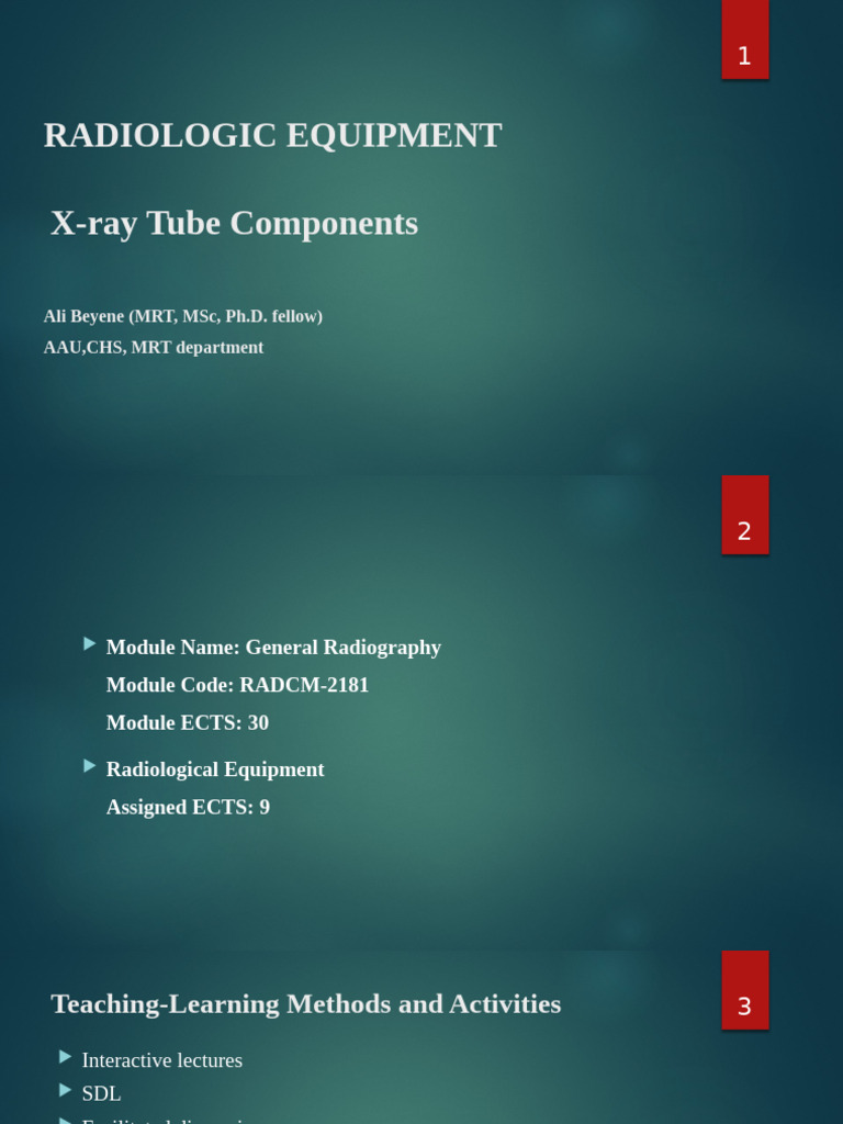 X-Ray Machine Components Overview | PDF | Vacuum Tube | X Ray